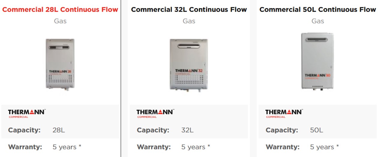 Thermann Hot Water Systems - Fallon Solutions
